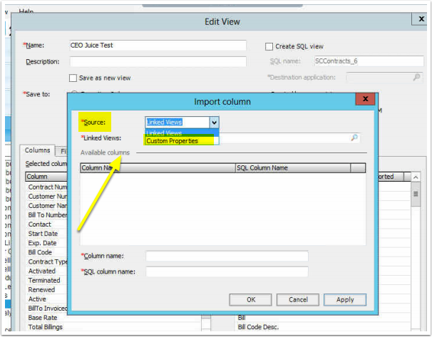 Adding Custom Properties to an eView – CEO Juice