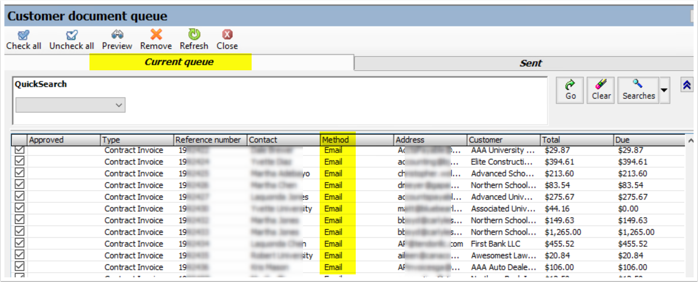 ID437 - Email Invoices from the Document Queue Overview & Sample: – CEO Juice
