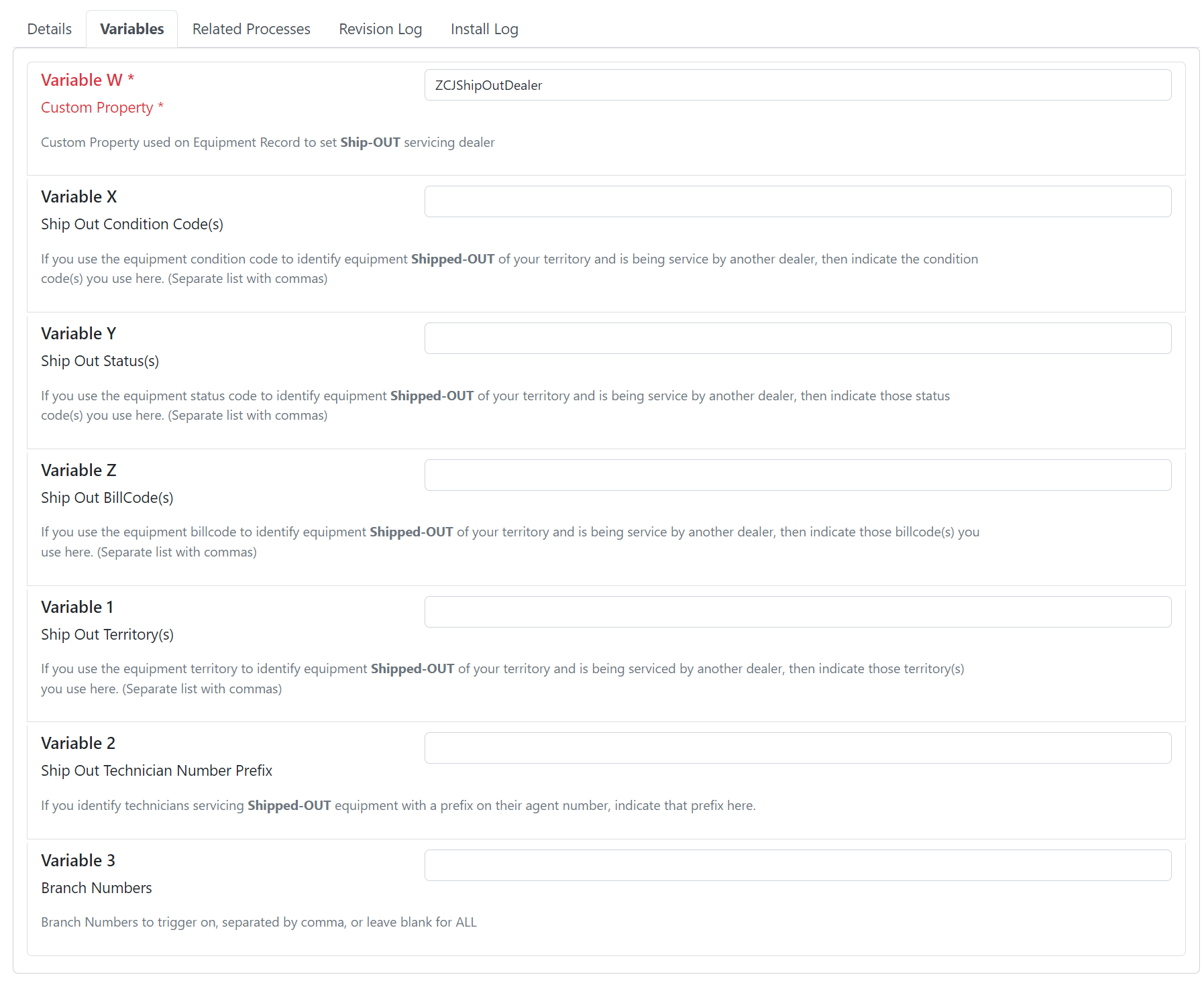 ID195 - ITT Equipment Changes, from Selling to Servicing Dealer ...