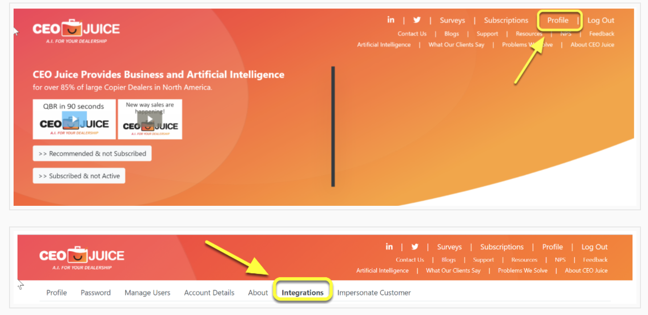 ID448 - EKM (Predicitve-Insight) Integration (API): – CEO Juice