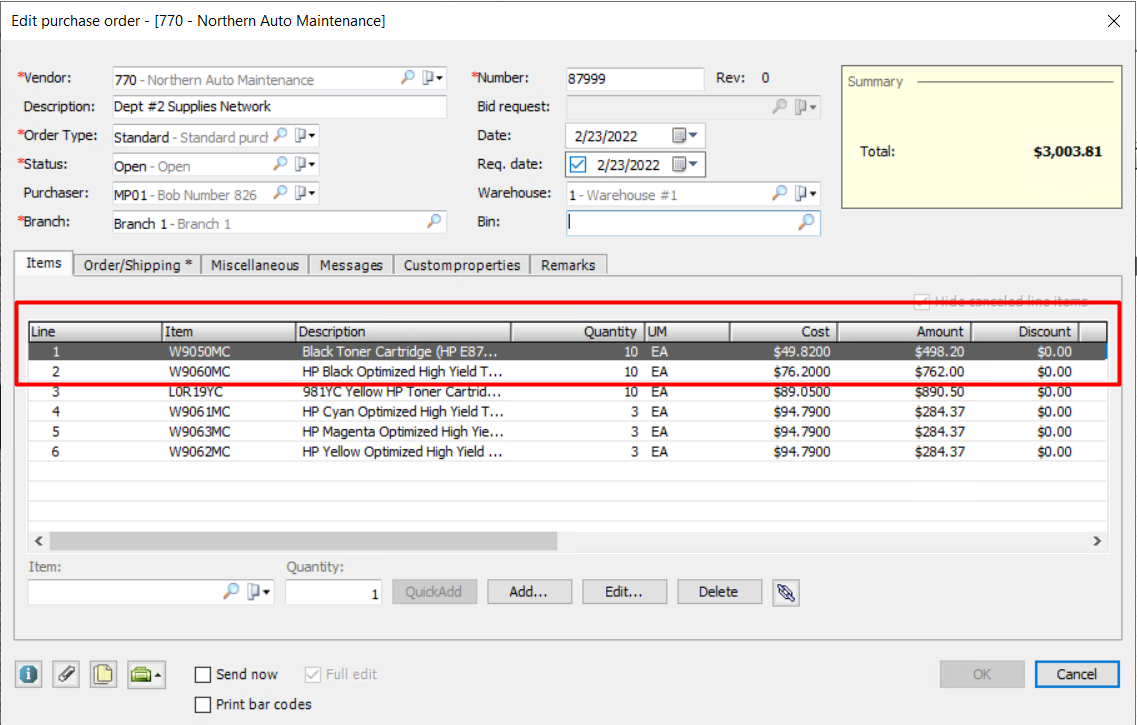ID967 - PO Status Details to Tech Overview & Sample: – CEO Juice