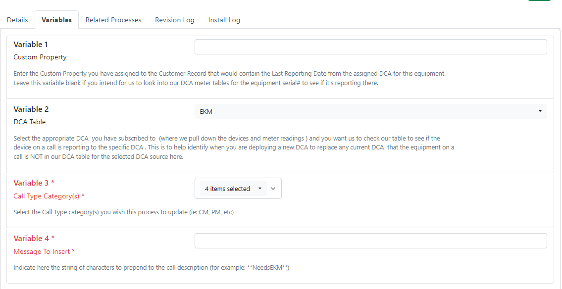 ID288 - Notify Tech for New DCA Install Required Overview & Sample ...