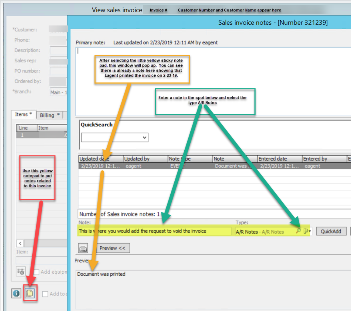 ID552 - Note Types Used on Invoice to Request for Approval for Voiding ...