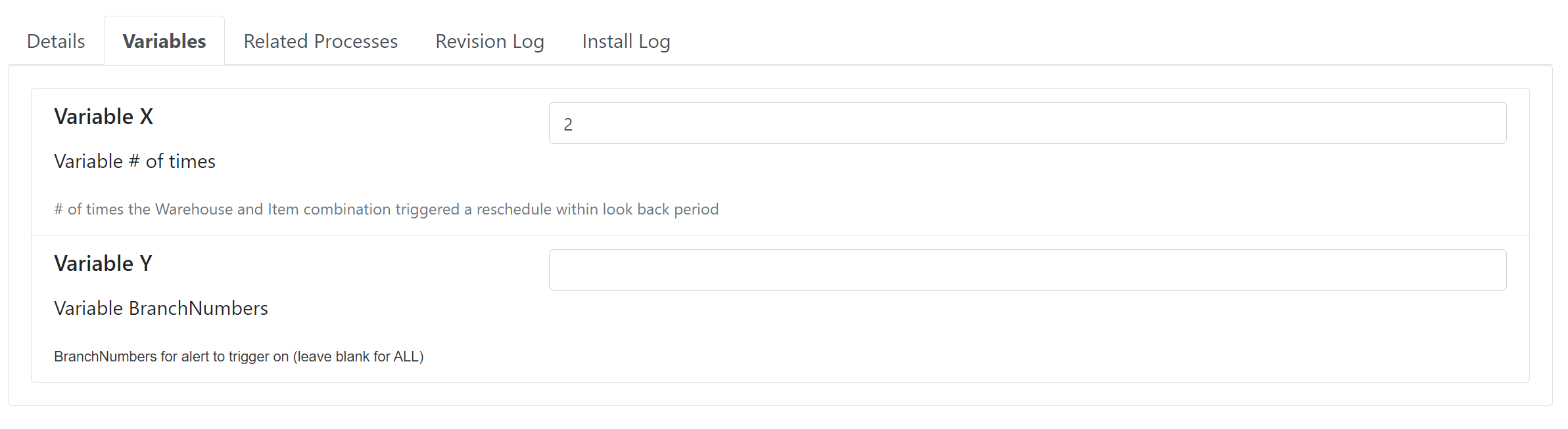 ID393 - Same Part Number Causing Reschedule for Parts Overview & Sample ...