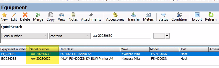 ID686 - Duplicate Serial Number(s) for an Item in Inventory Overview ...