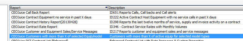 ID96 - Customer EQ List Where Count Exceeds W Model Category Contains X ...