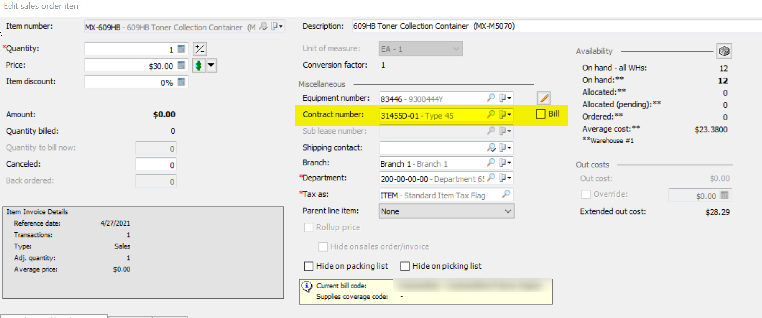 ID750 Combine Freight Charges On Contract Misc Tab and Invoice ...