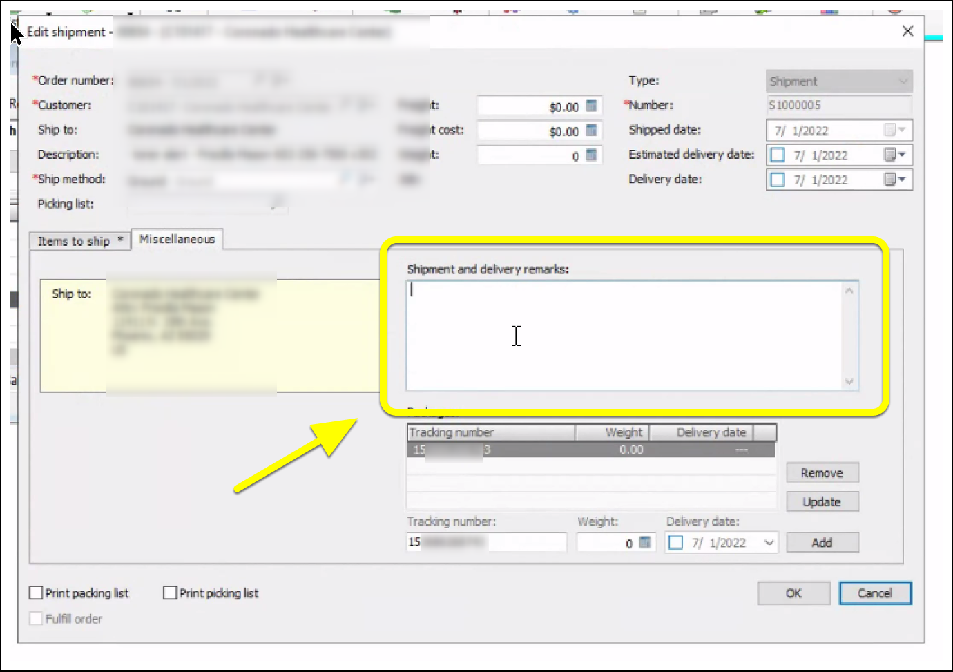 ID200 - Send Tracking Details for Sales Order Shipments, Overview ...