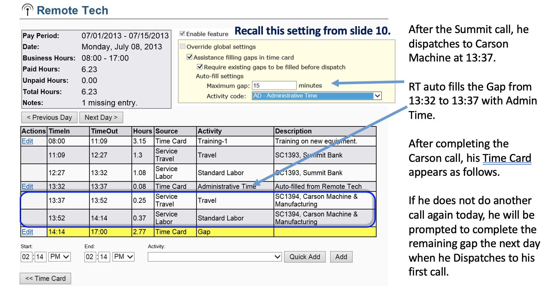 TimeCard Entries - Overview, Setup & Best Practices – CEO Juice